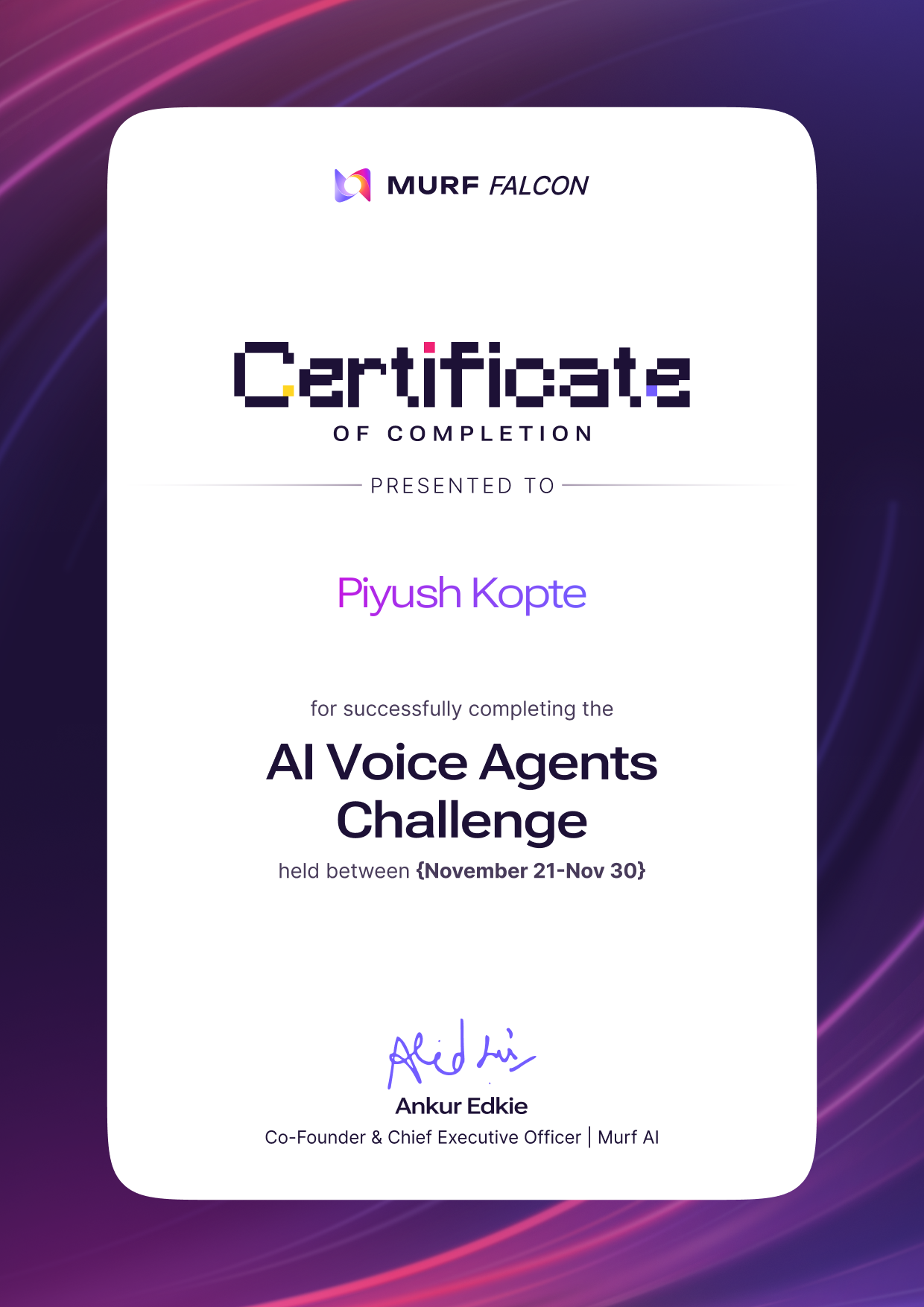 Piyush Kopte - Wind Hans Technologies Pvt. Ltd. | LinkedIn