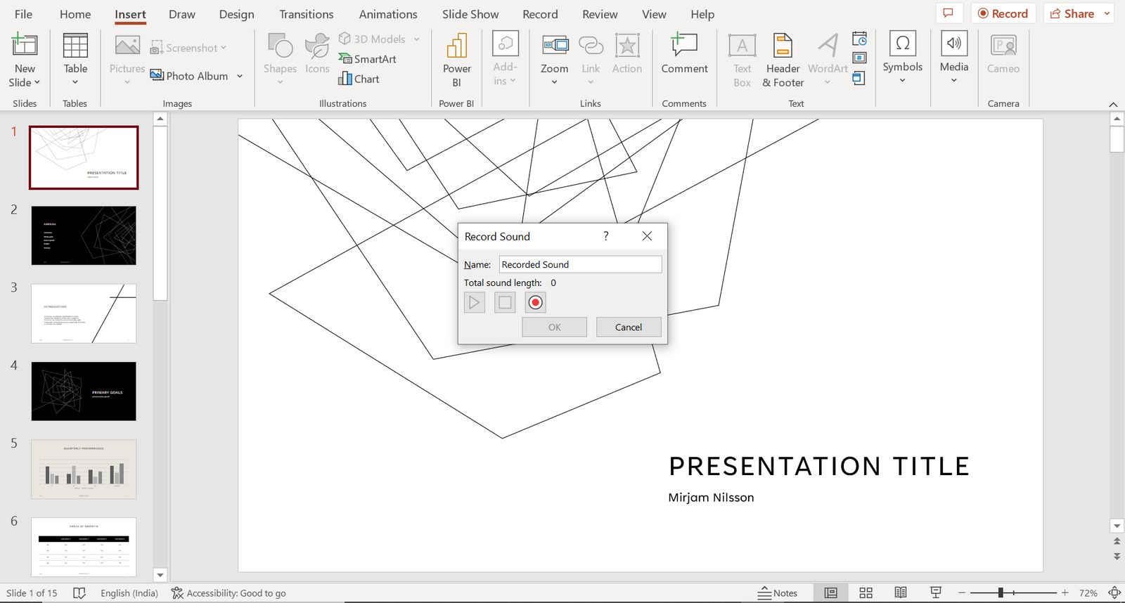 How to do a voiceover on PowerPoint