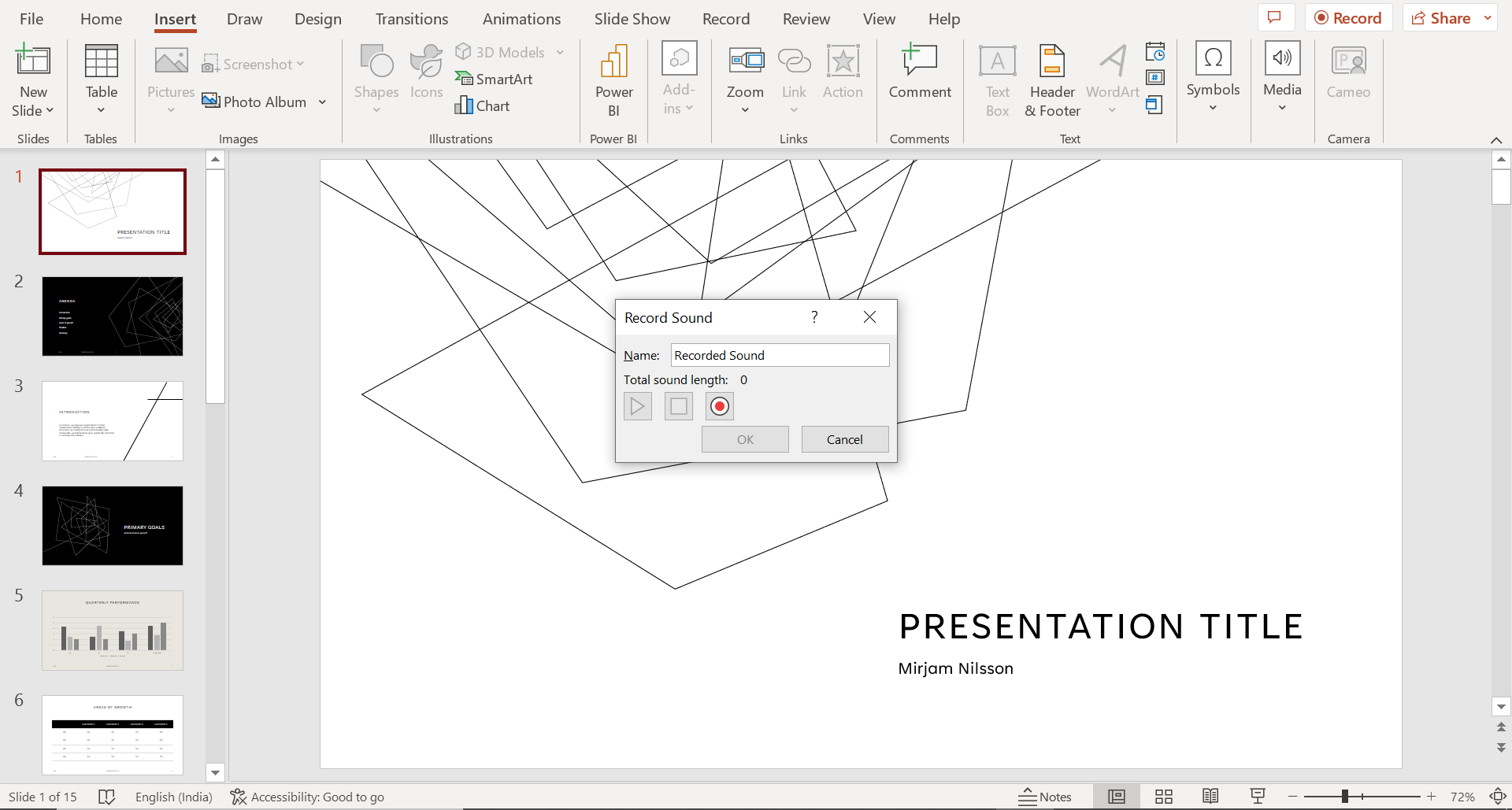 How to do a voiceover on PowerPoint