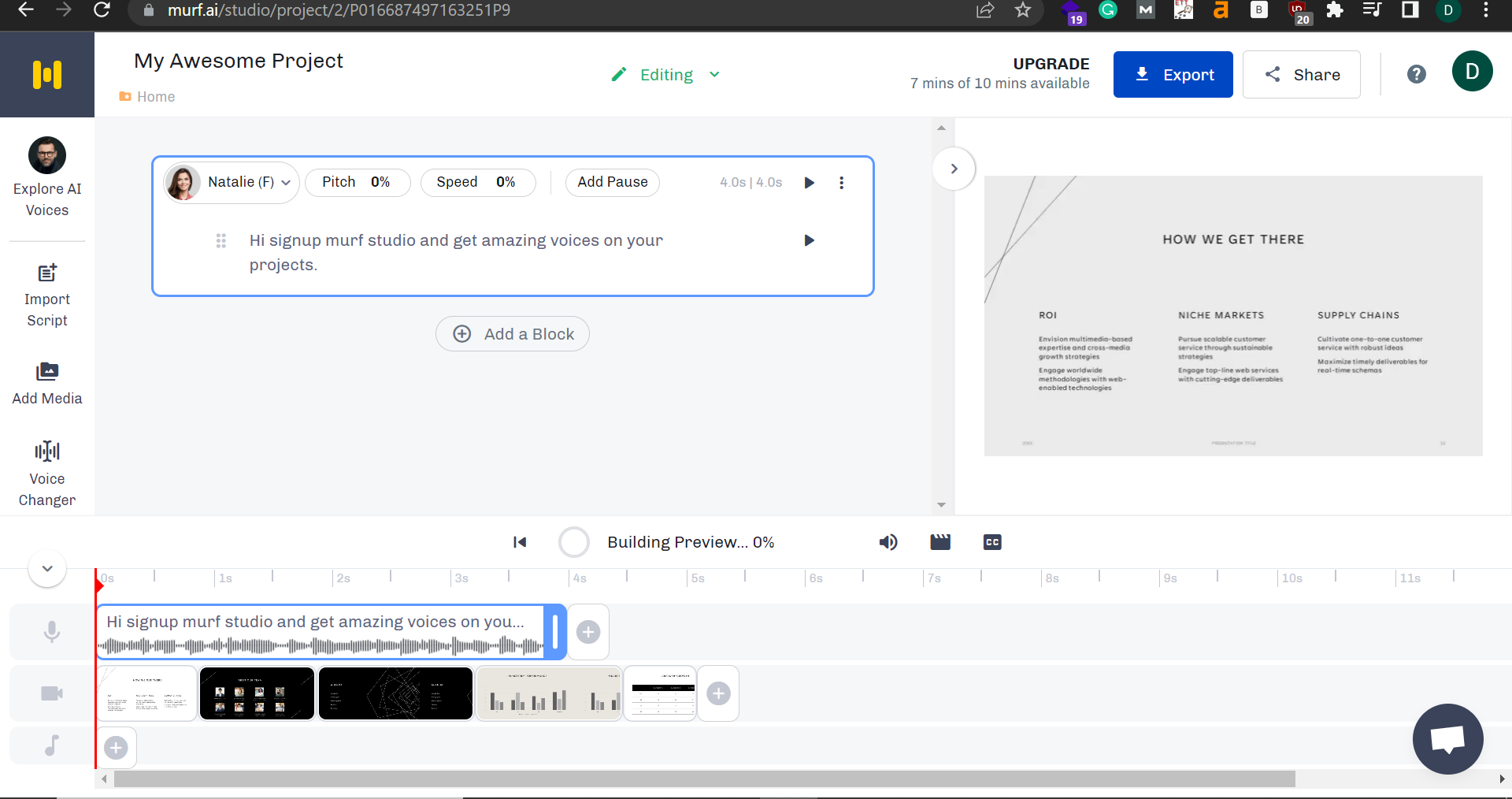 How to do a voiceover on PowerPoint
